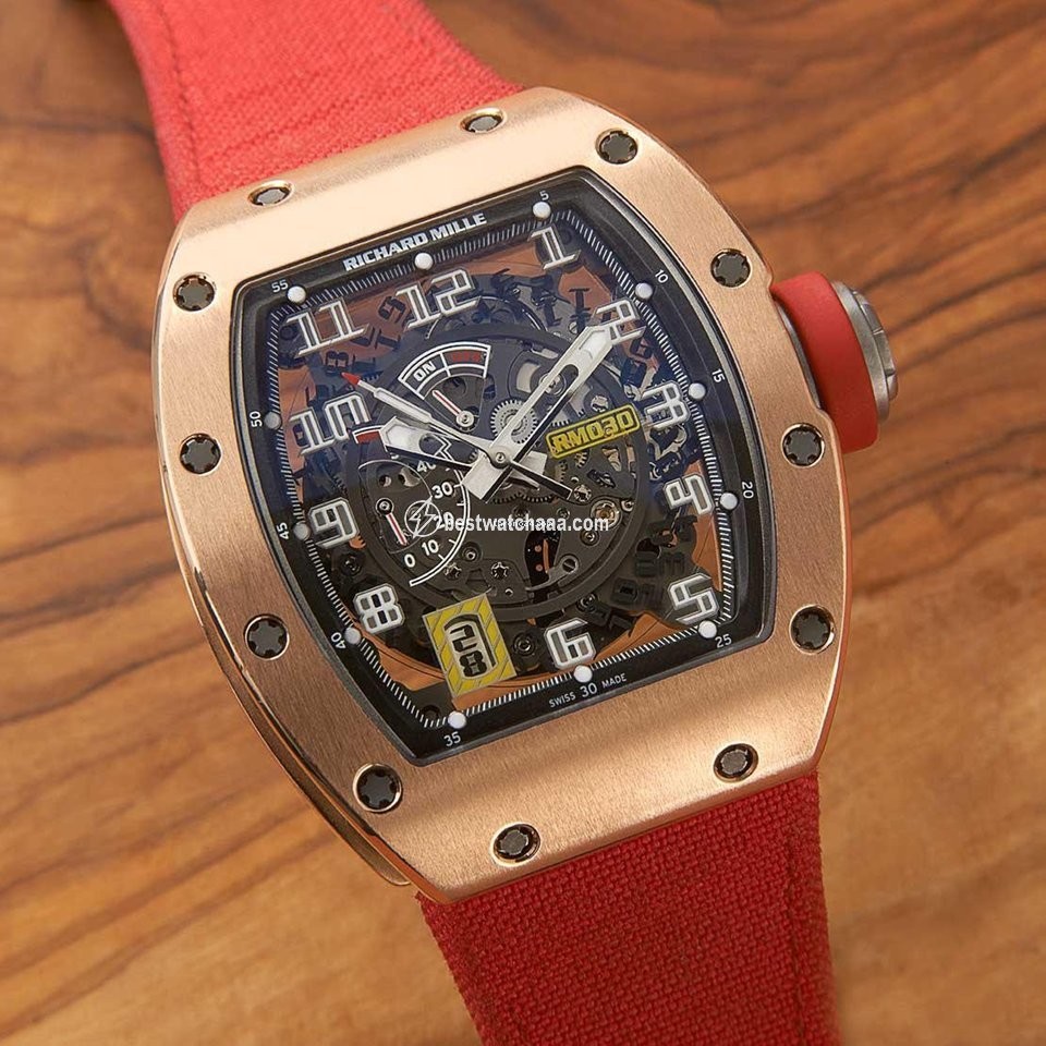 Richard Mille RM 030 Mens watch Unisex Automatic Rose gold RM 030 RG ...