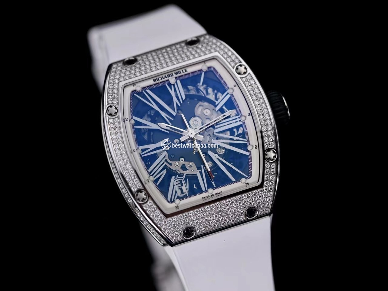 Richard Mille Mens watch Unisex Automatic White gold Richard Mille RM ...
