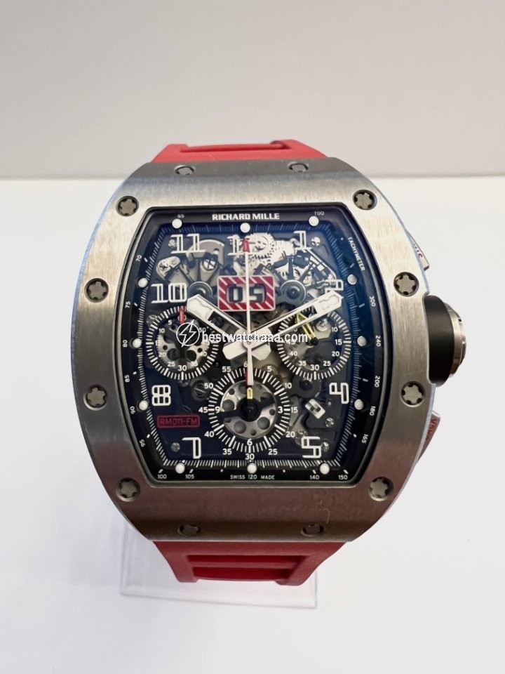 Richard Mille RM 011 Mens watch Unisex Automatic Titanium RM11 ...