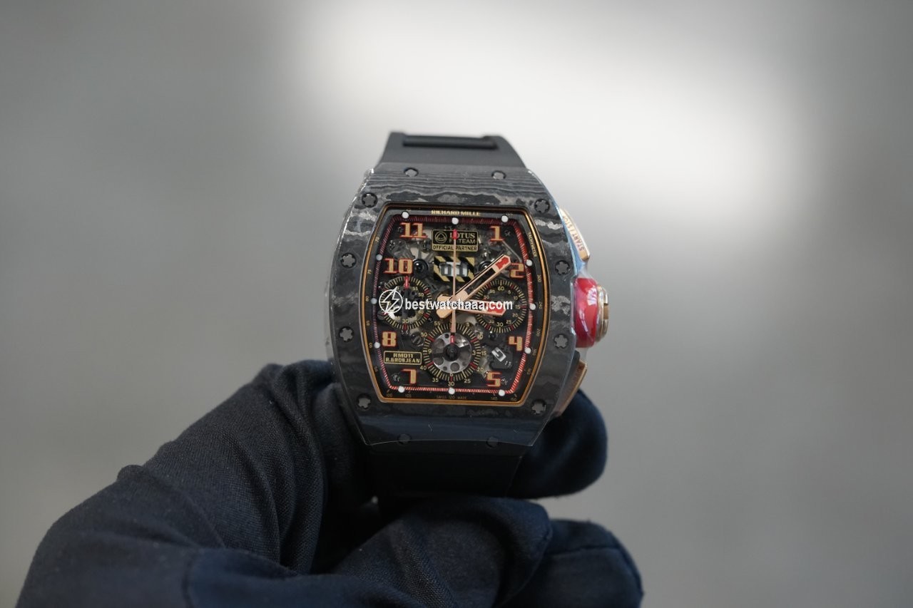 Richard Mille RM 011 Mens watch Unisex Automatic Carbon RM011 NTPT Replica